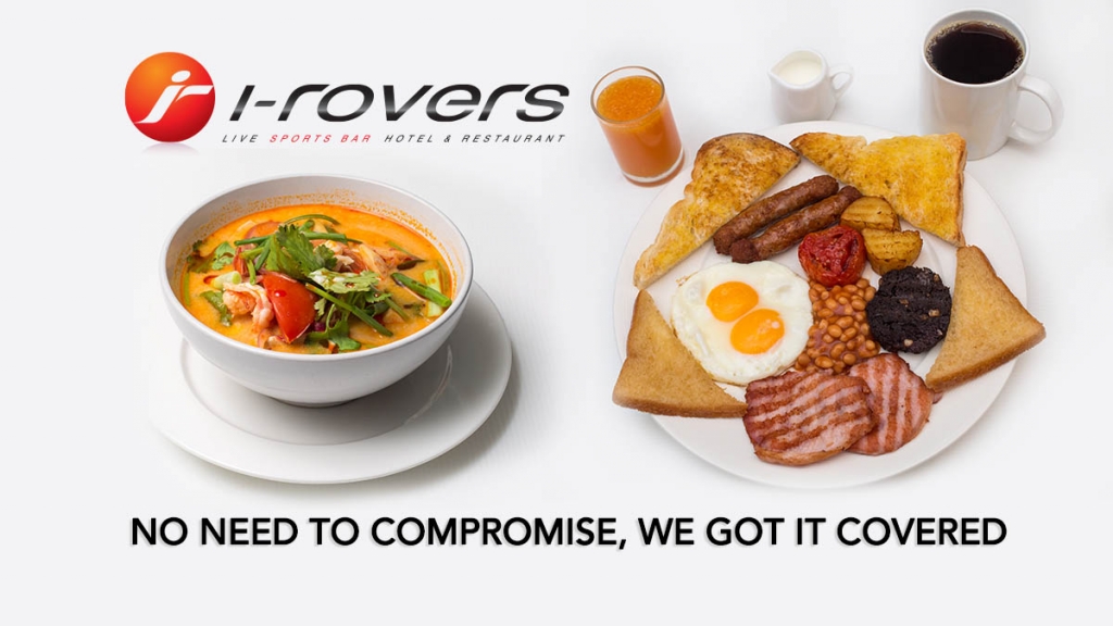 I-Rovers Sports Bar Food Menu - i-Rovers Sports Bar Pattaya